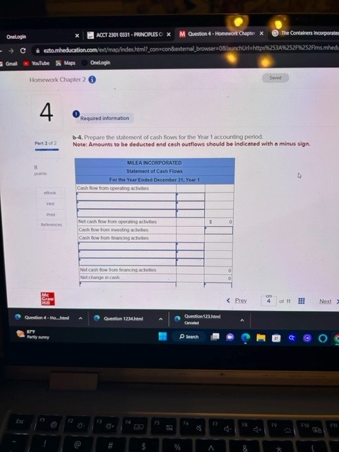 Required information Skip to question [The following | Chegg.com