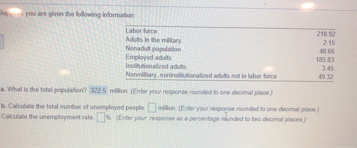 Solved uppuse you are given the following information: Labor | Chegg.com