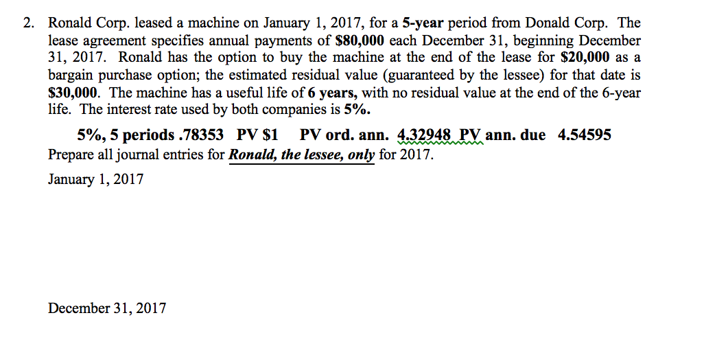 Solved FOR LESSEE ONLY I already asked chegg and it didnt | Chegg.com