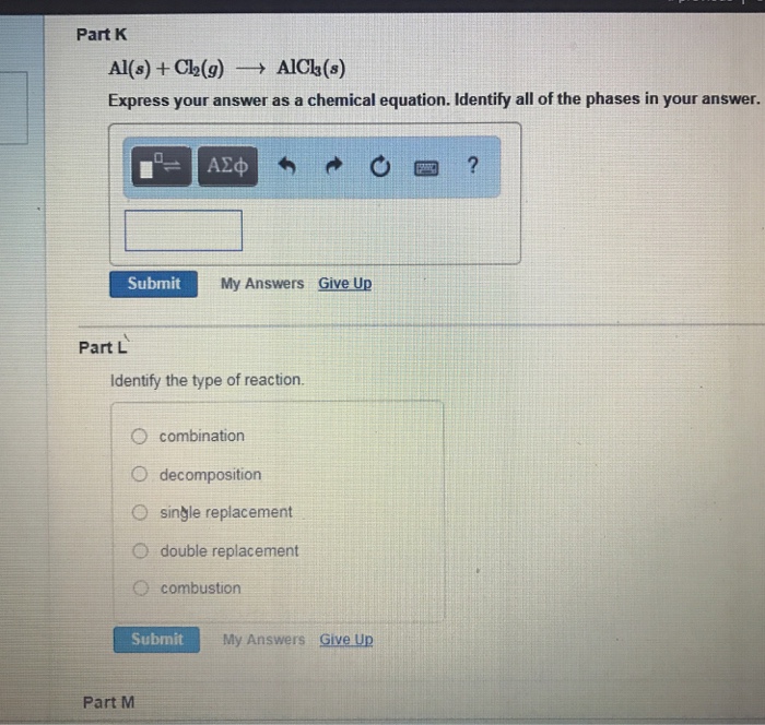 Solved Balance each of the following chemical equations, and | Chegg.com