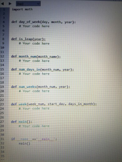 Solved This question concerns completing a skeleton for a | Chegg.com