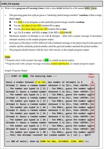 Solved Wrie a Java program of Ciwessing Game (with a class | Chegg.com