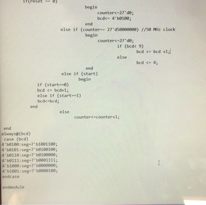 Solved File Edit Format View Help module stopwatch | Chegg.com