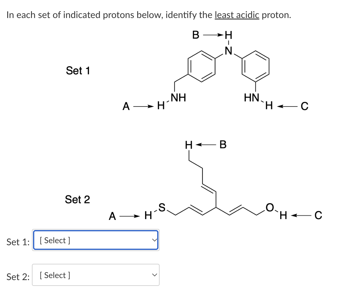 Solved For each pair of molecules below, identify the | Chegg.com