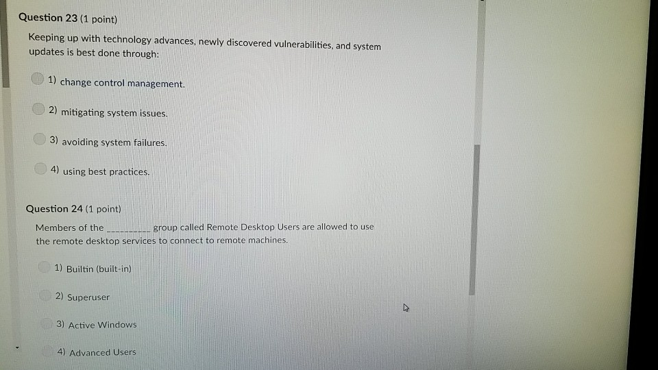 Solved Questlon 21 (1 point) Wireshark is a popular tool for | Chegg.com