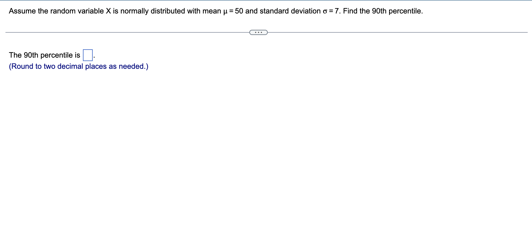Solved Assume the random variable X is normally distributed | Chegg.com