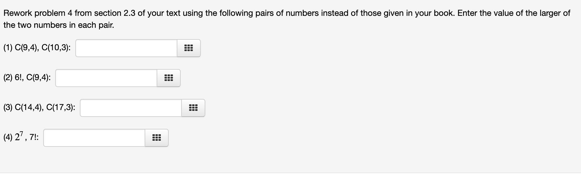 Solved Rework problem 4 from section 2.3 of your text using | Chegg.com