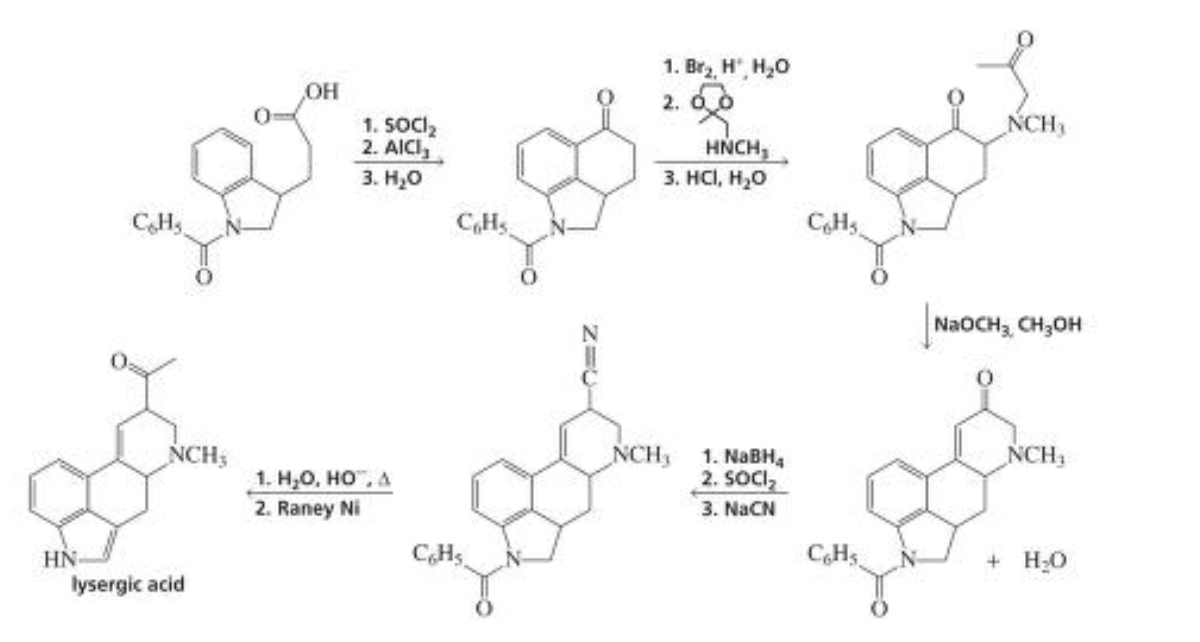 Solved Draw all of the intermediate compounds in the | Chegg.com