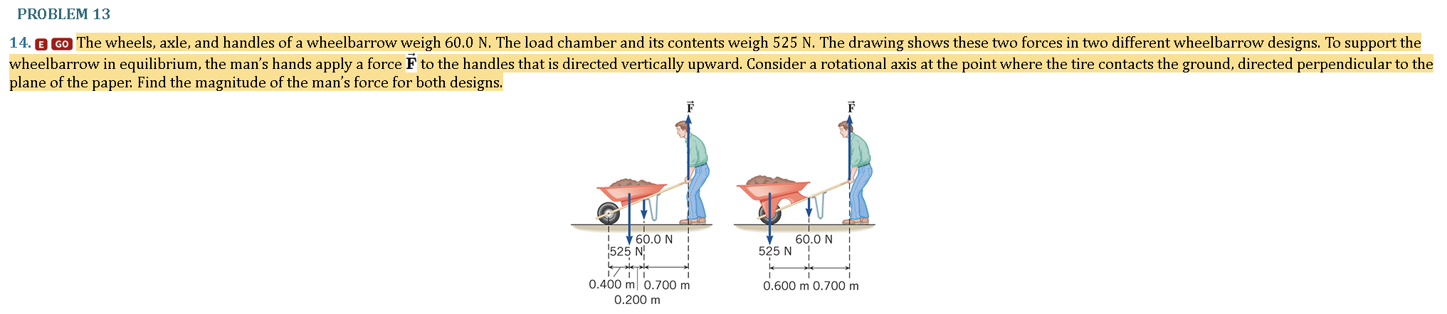 Solved PROBLEM 13 14. © \( \boldsymbol{\text { ﻿Go }} \) | Chegg.com