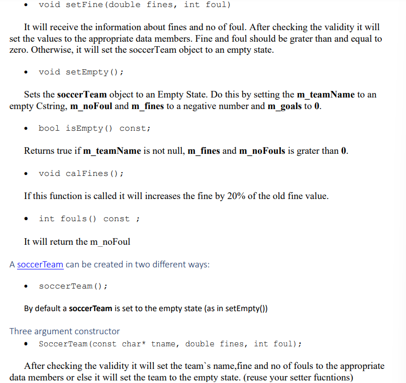 Solved d) prints "Fouls" with width 10 and fill with empty | Chegg.com