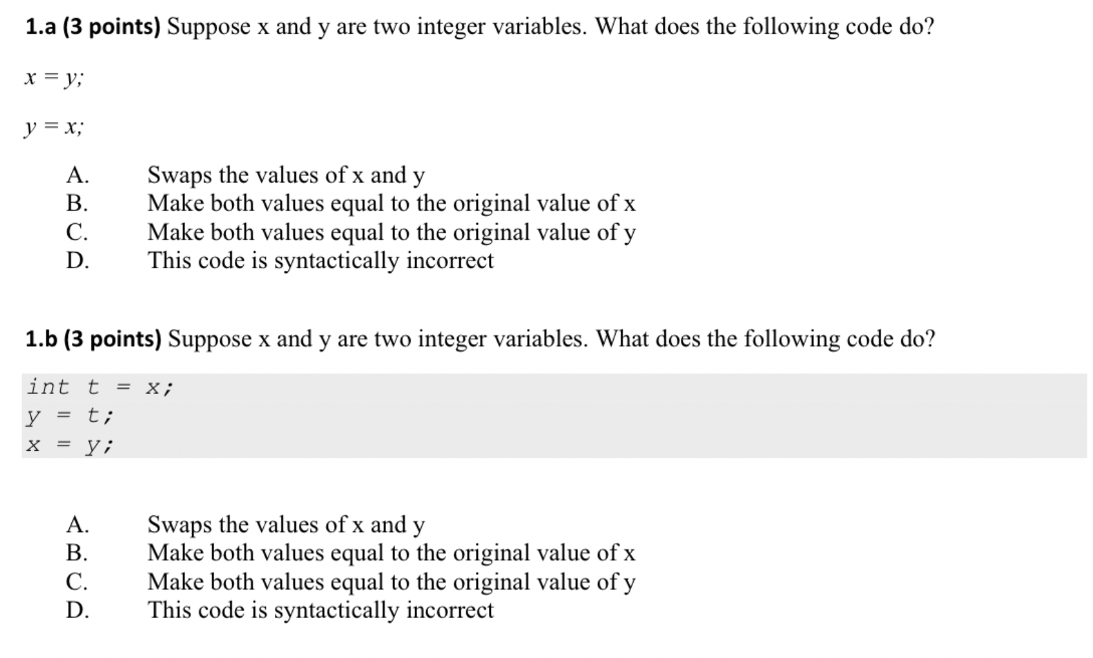 Solved Hello, please explain in thorough detail the answers | Chegg.com