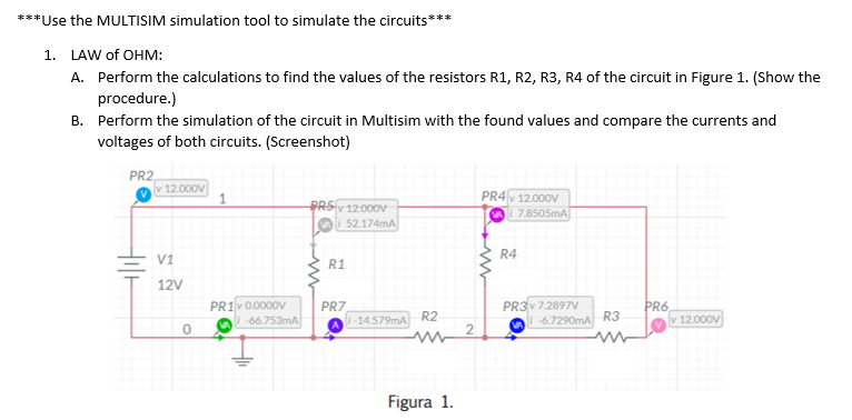 Solved ** ***Use the MULTISIM simulation tool to simulate | Chegg.com