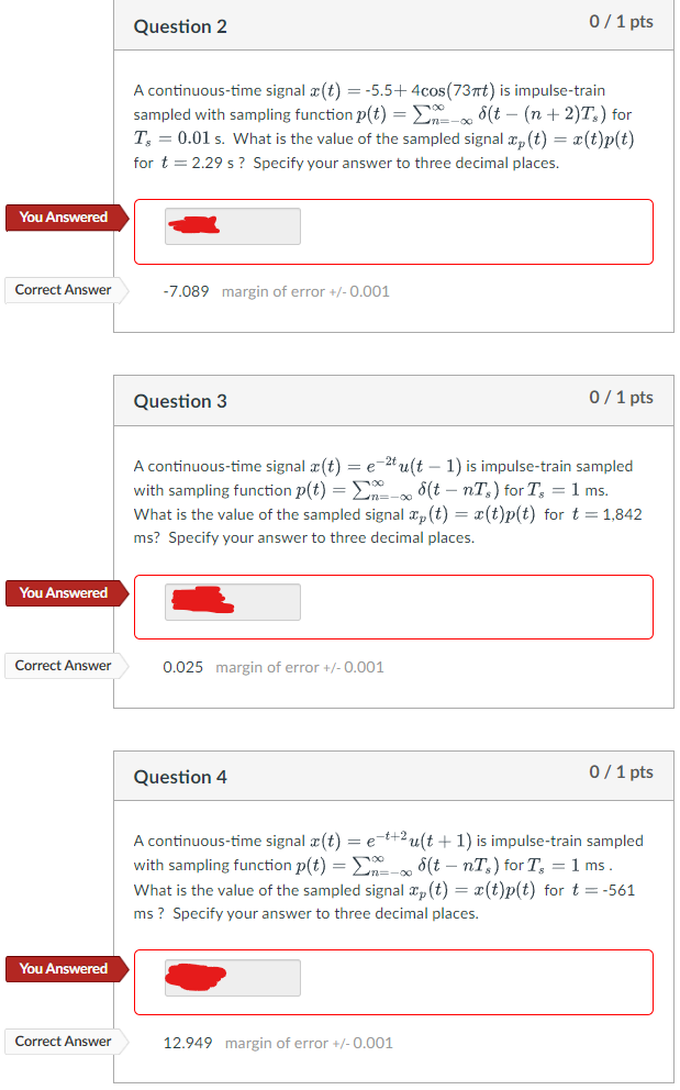 Solved A continuous-time signal x(t)=−5.5+4cos(73πt) is | Chegg.com