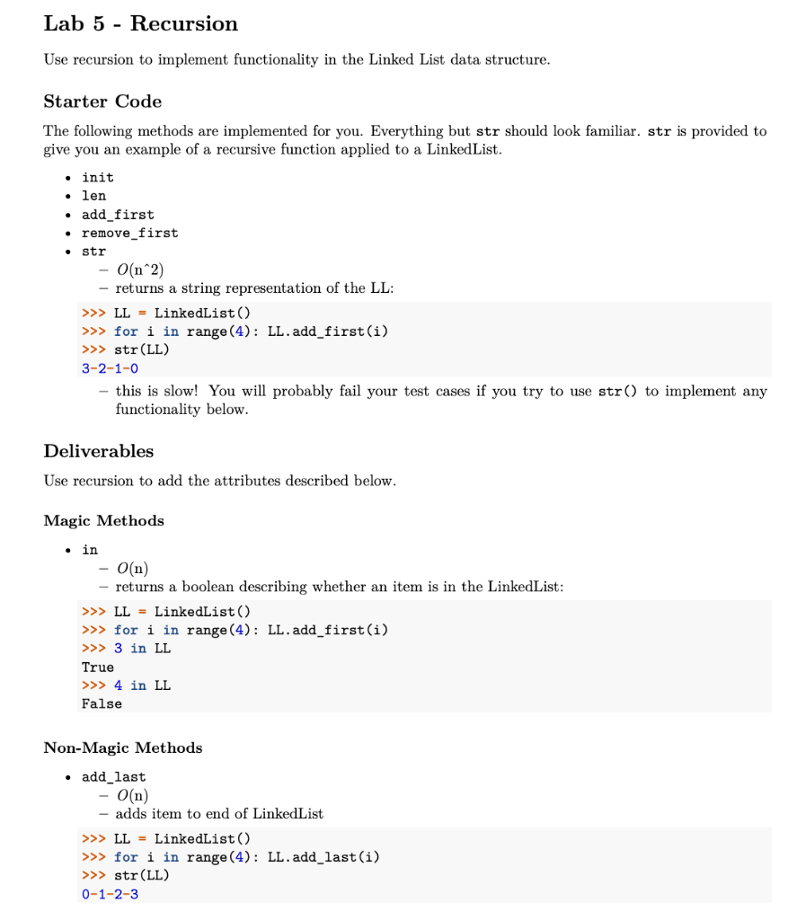 Solved Starter Code: | Chegg.com