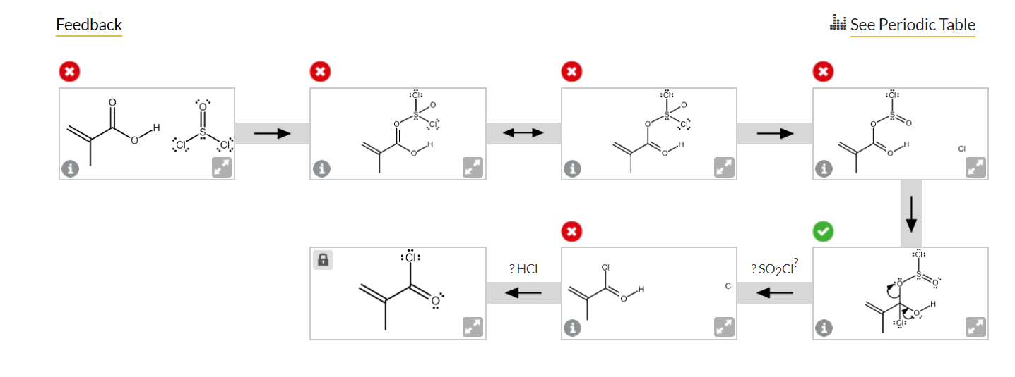 Solved The reaction of a carboxylic acid and thionyl | Chegg.com