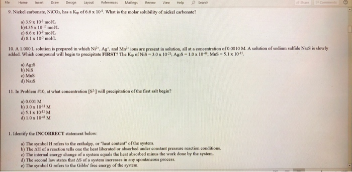 Solved Sign Layout References Mailings Review View Help