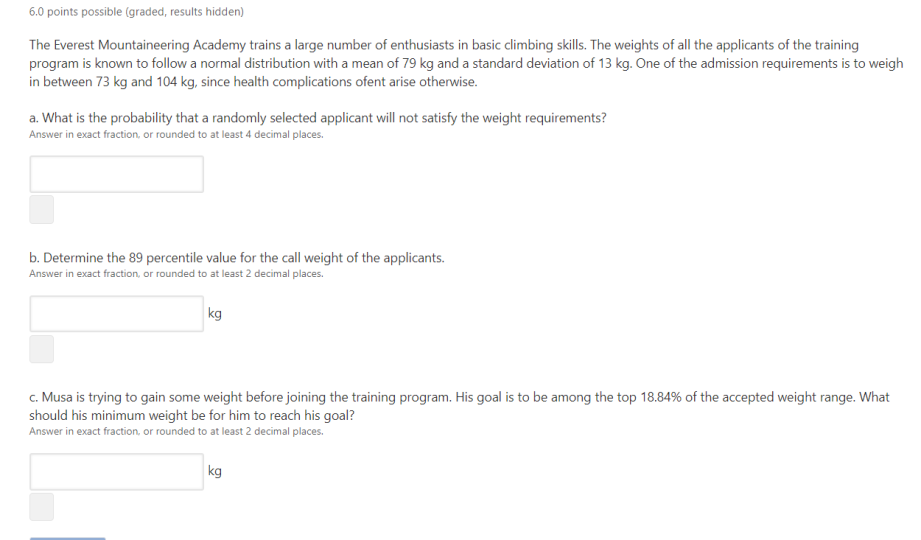 Solved 6.0 points possible (graded, results hidden) The | Chegg.com