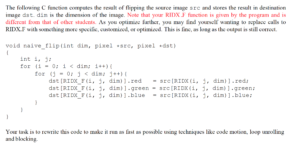Solved The following C function computes the result of | Chegg.com
