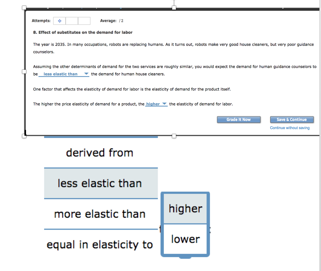 Solved Attempts: Average: 12 8. Effect of substitutes on the | Chegg.com Solved Attempts: Average: 12 8. Effect of substitutes on the | Chegg.com