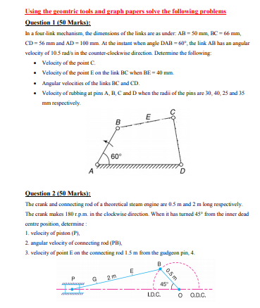Solved Using the geomtric tools and graph papers solve the | Chegg.com
