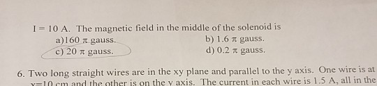 Solved l. A circular current loop with a radius of 10 cm is | Chegg.com