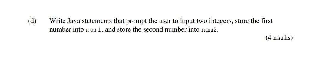 Solved Consider the following program segment: / /import | Chegg.com