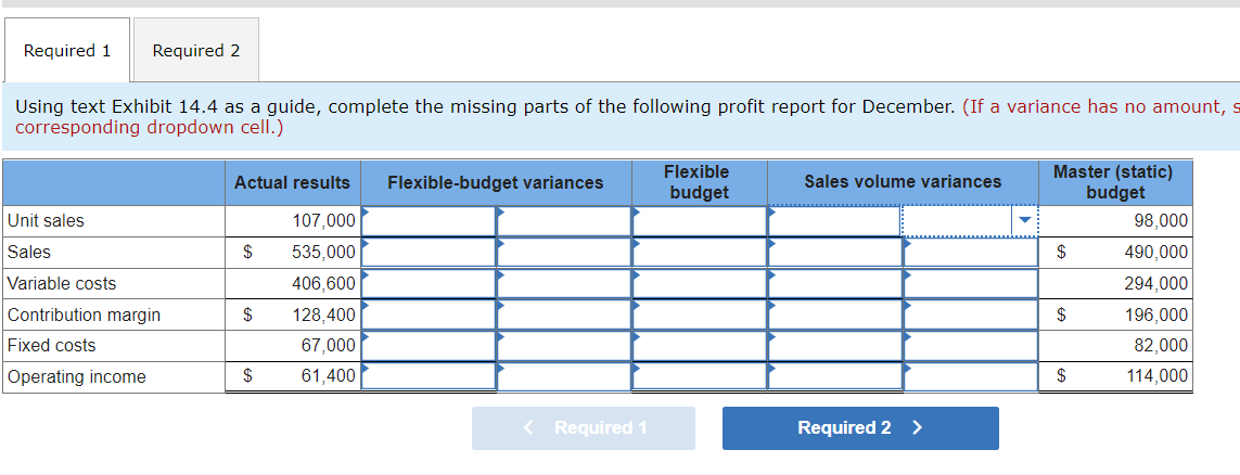Solved EXHIBIT 14.4 Breakdown of Total Operating Income | Chegg.com
