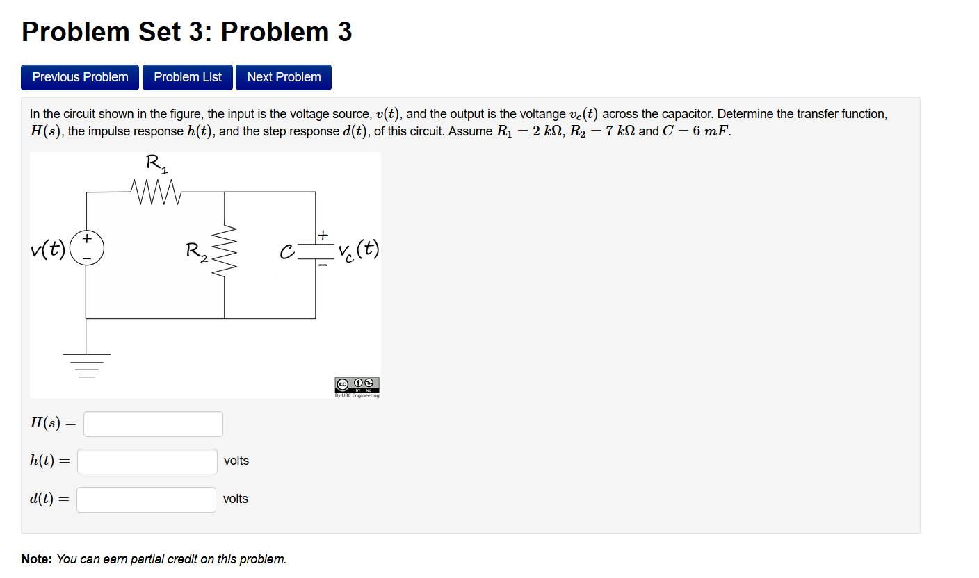 Solved Problem Set 3: Problem 3 Previous Problem Problem | Chegg.com