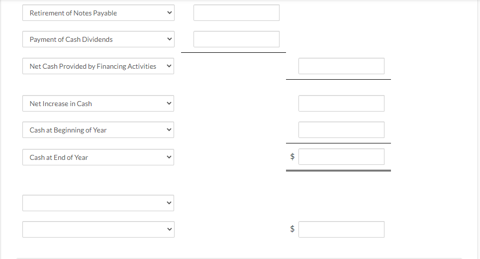 Solved Prepare a statement of cash flows for 2025. (Show | Chegg.com