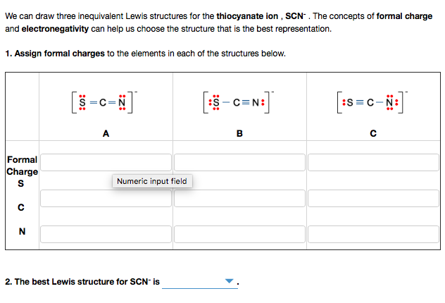 Scn Lewis Structure