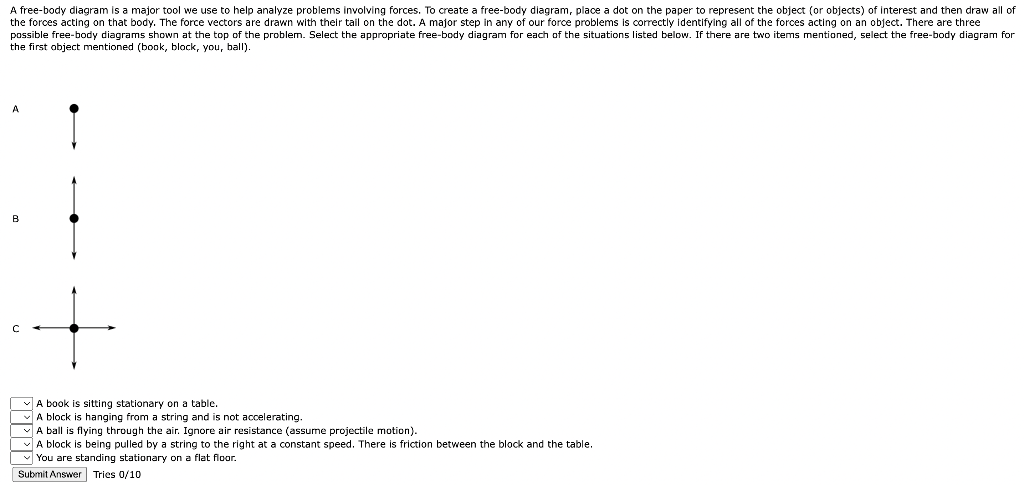 Solved the first object mentioned (book, block, you, ball). | Chegg.com