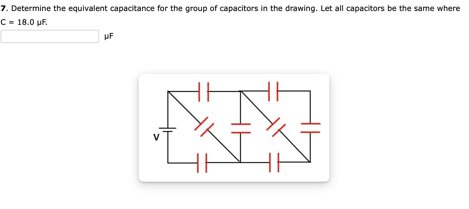 Solved Determine the equivalent capacitance for the group of | Chegg.com