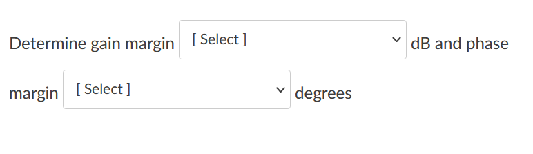 Solved A system has a loop transfer function whose numerator | Chegg.com