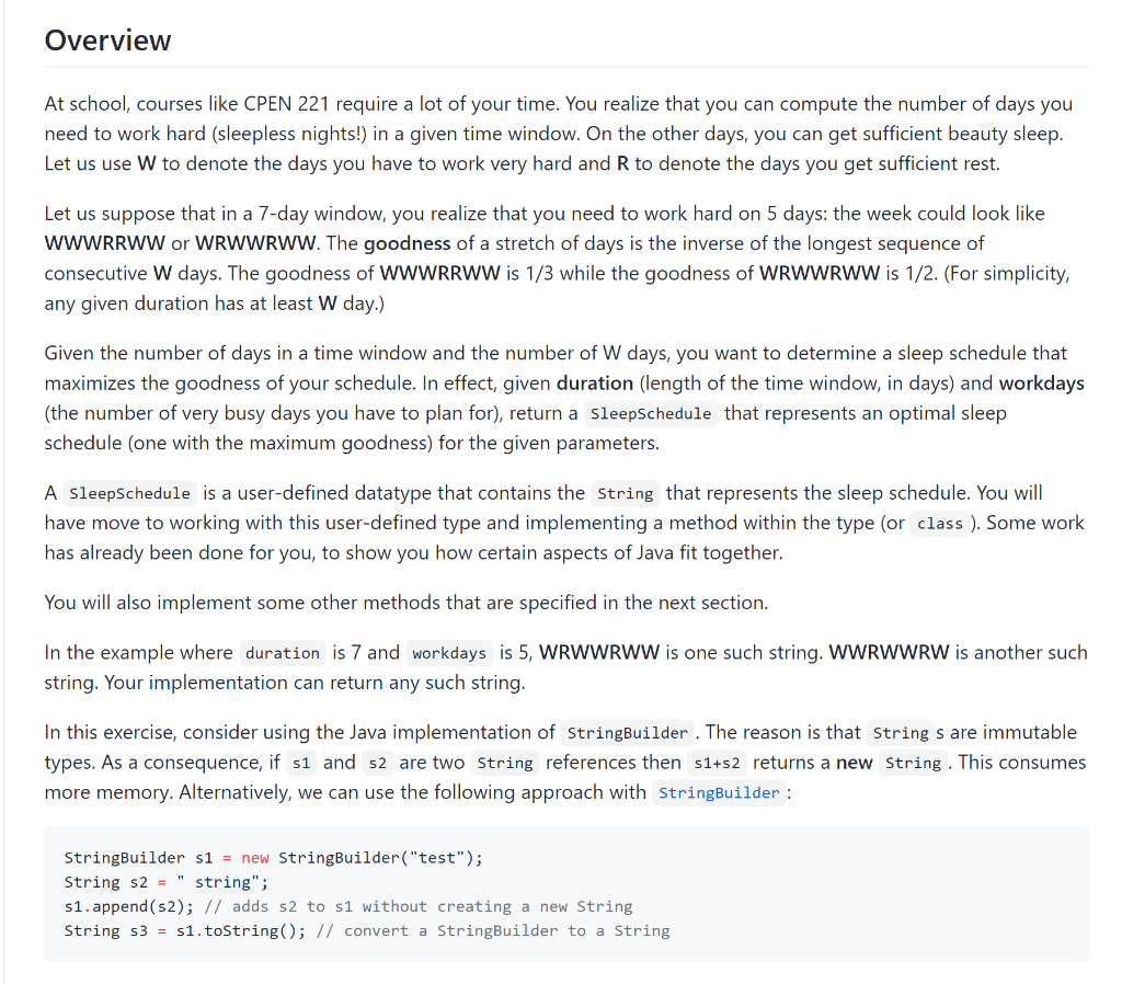 Solved Overview At school, courses like CPEN 221 require a | Chegg.com