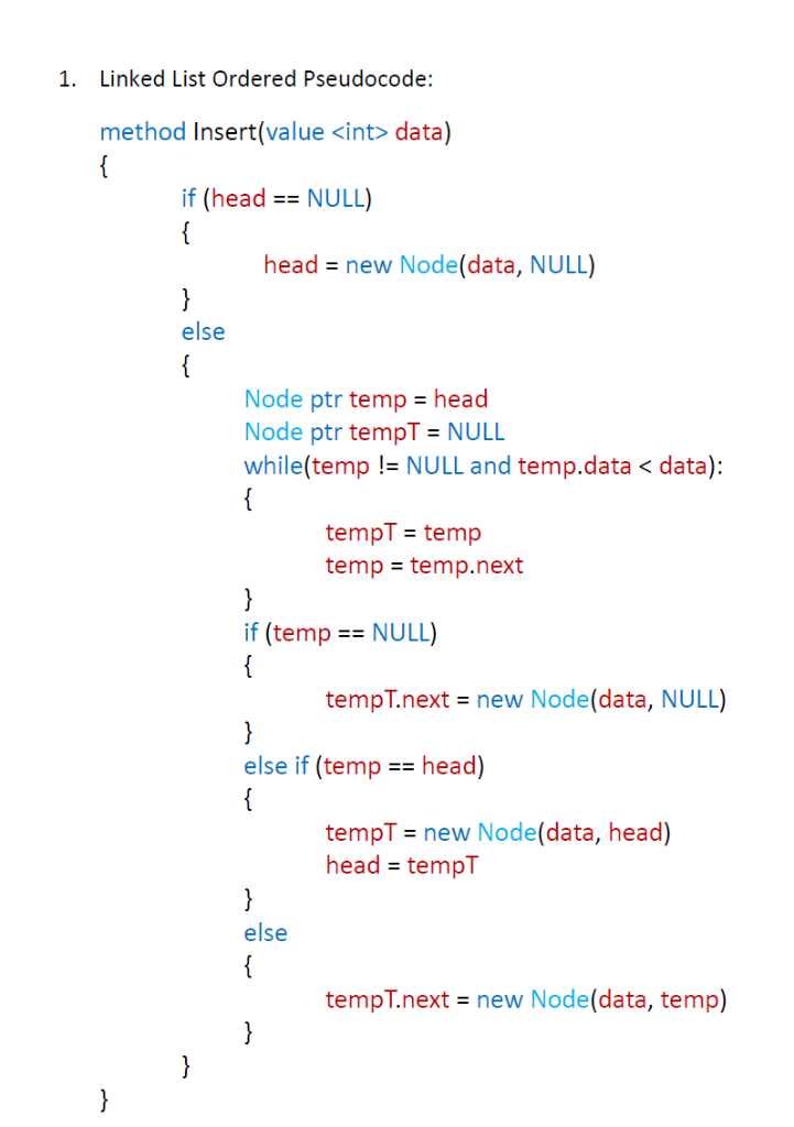head nullptr; void Insert(T data) dynamic new | Chegg.com