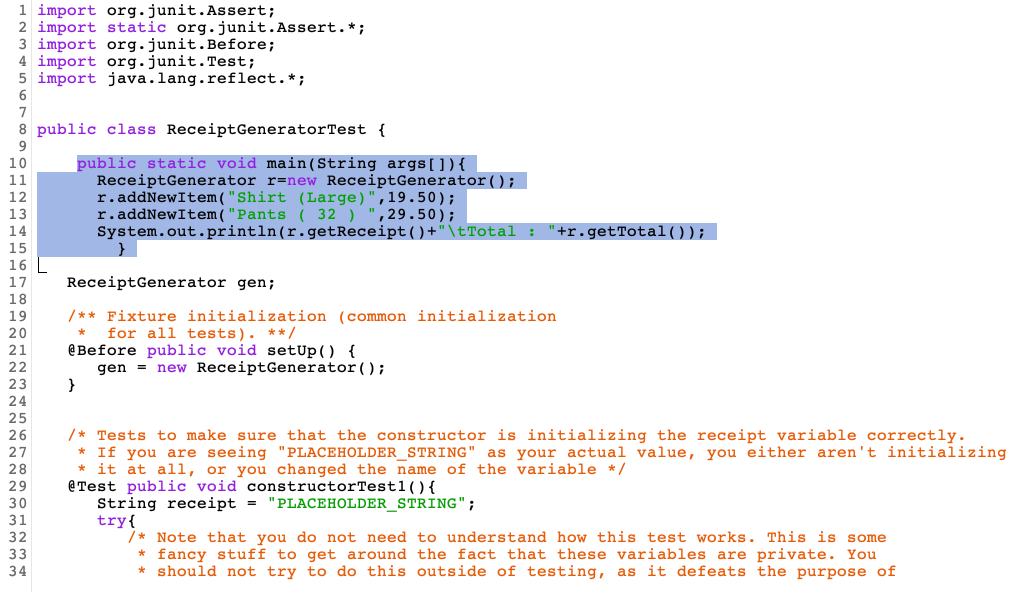 Solved JUnit Test Fail in jGRASP. Please help! I have to | Chegg.com