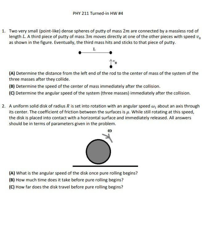 Solved A solid disk of mass M and radius R is pivoted | Chegg.com
