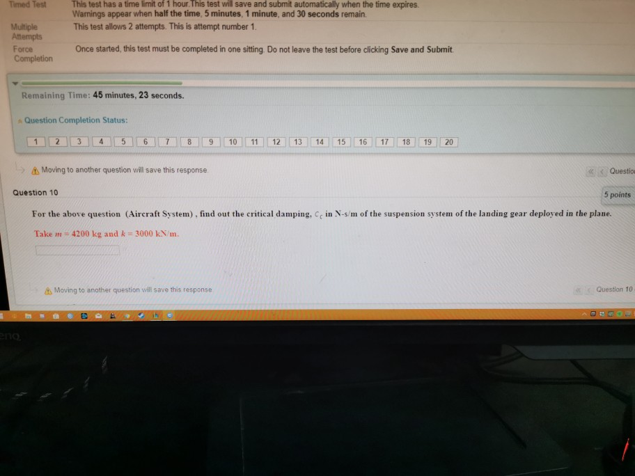 An airplane and its simple mathematical model that | Chegg.com