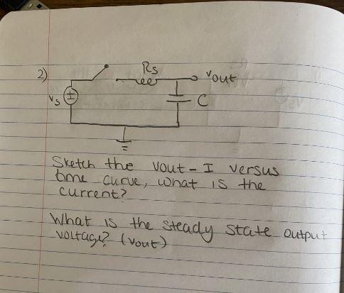 Solved Sketch the vout-I versus bime curve, what is the | Chegg.com