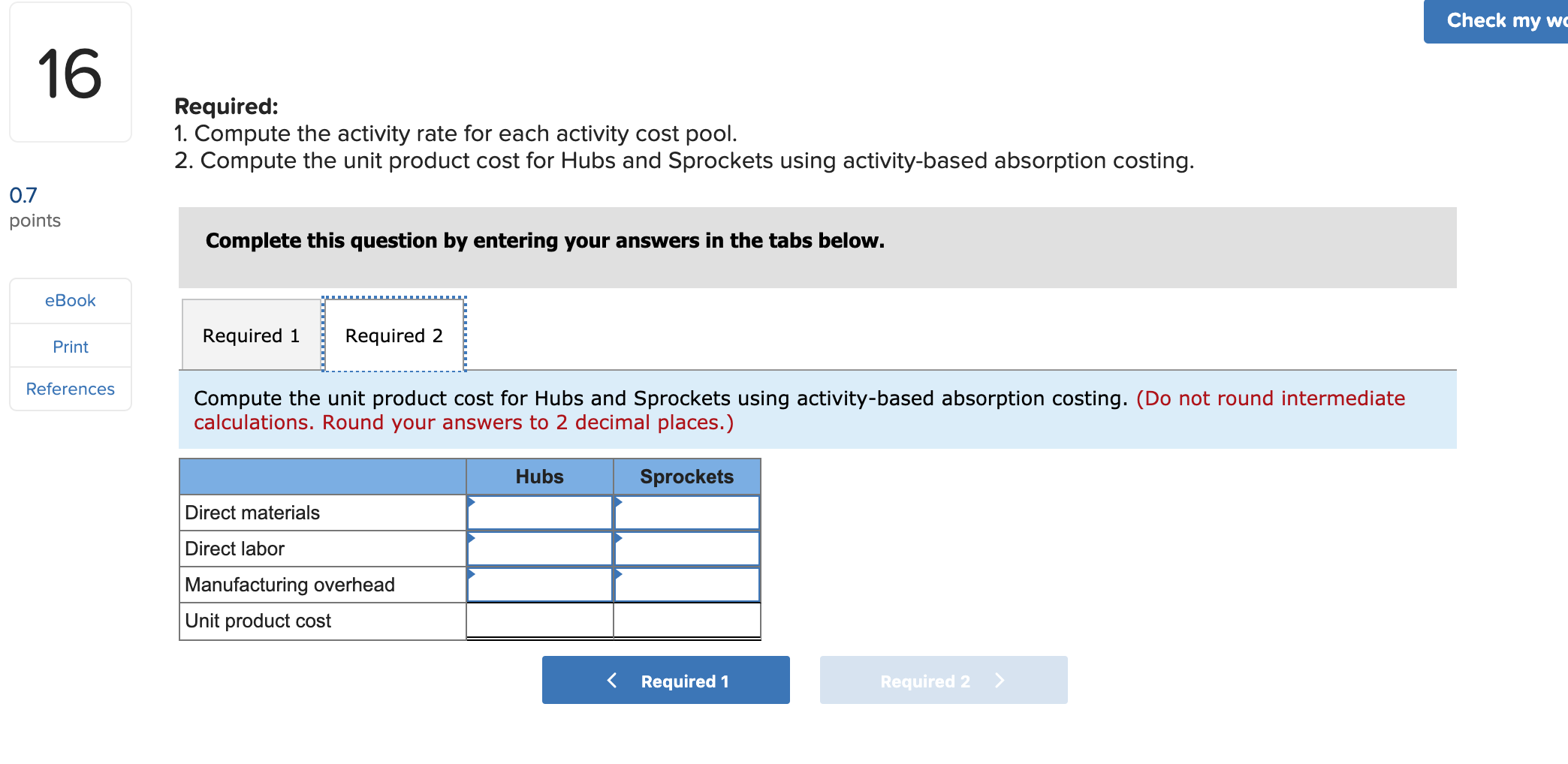 Solved PLEASE HELP WITH BOTH SECTIONS: Exercise 2A-1 | Chegg.com