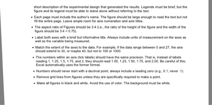 Create figures and figure legends from the following | Chegg.com