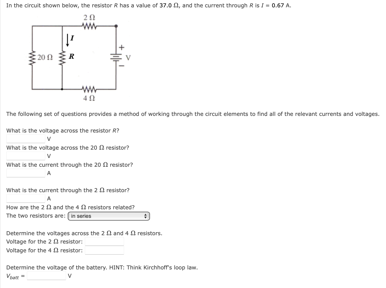 Solved In the circuit shown below, the resistor R has a | Chegg.com