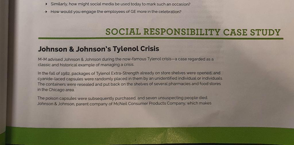 Please read Social Responsibility Case Study: Johnson | Chegg.com
