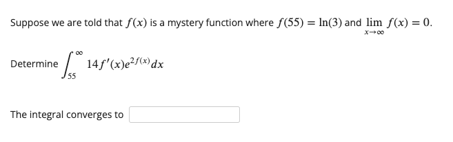 Solved Suppose we are told that f(x) is a mystery function | Chegg.com