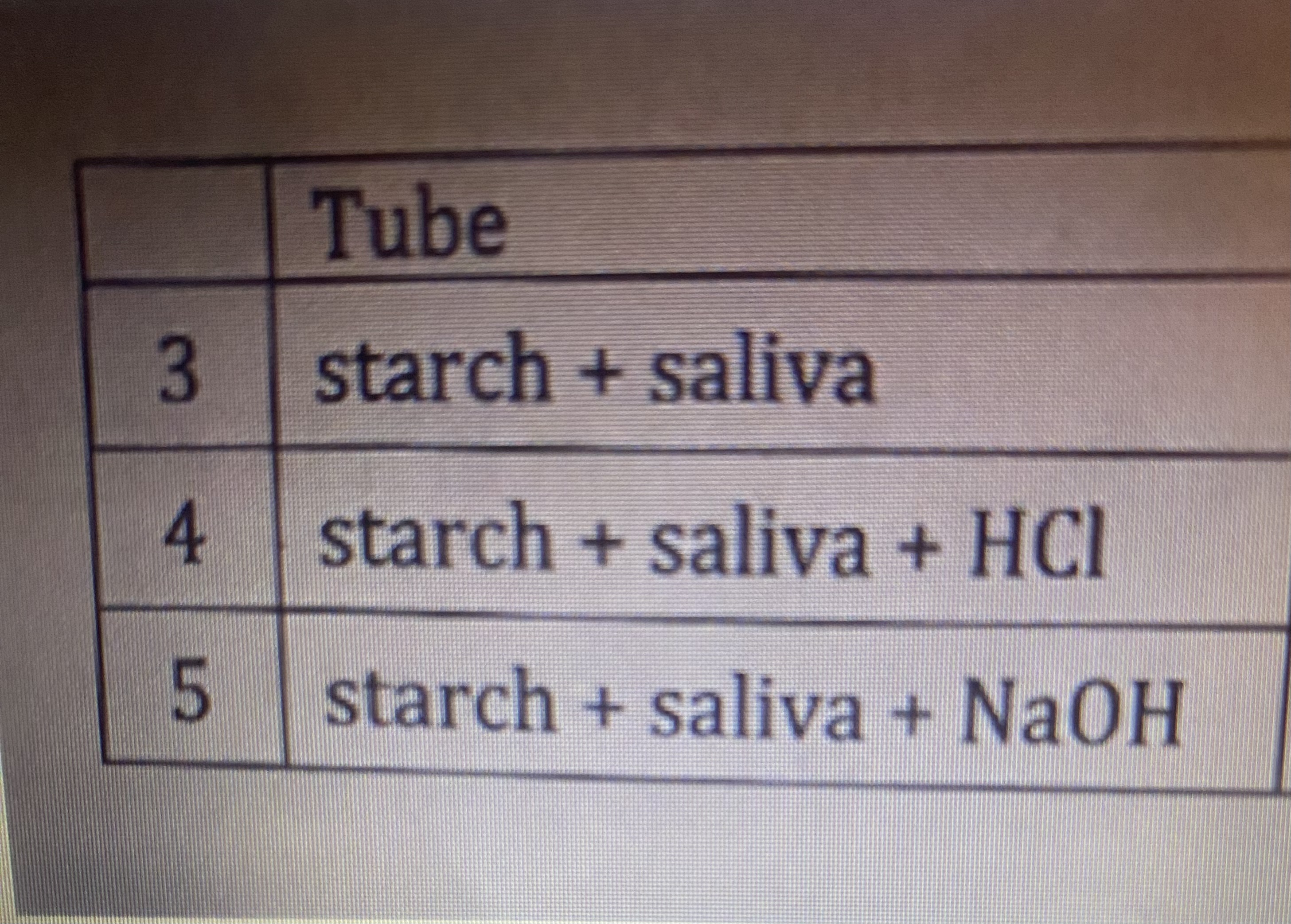 Solved Does Starch + saliva of PH 6 is amylase active?Starch | Chegg.com