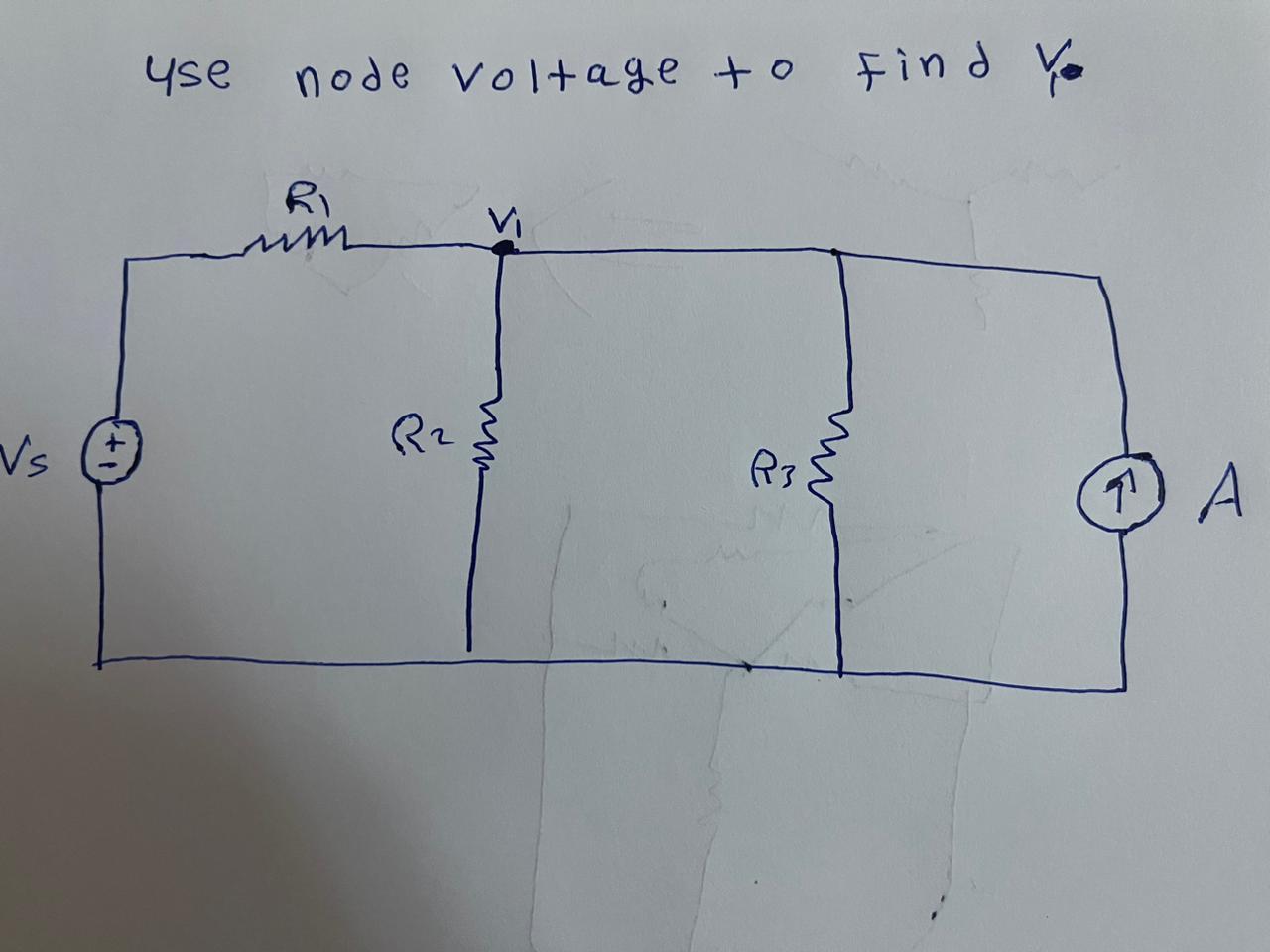 Solved use node voltage to find | Chegg.com