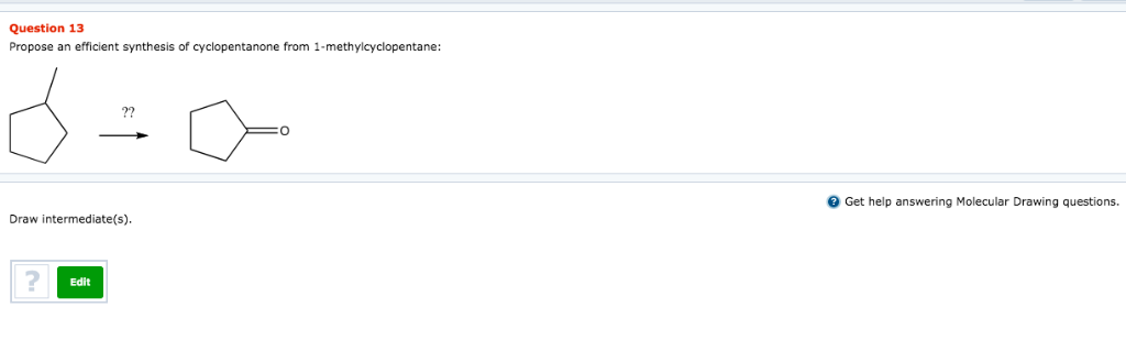 Solved Question 11 Propose a synthetic route for completing | Chegg.com