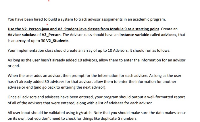 Solved You have been hired to build a system to track | Chegg.com