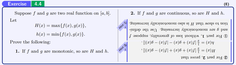 Solved Suppose f and g are two real function on [a,b]. Let | Chegg.com