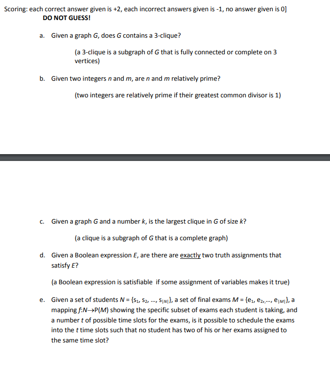 Solved coring: each correct answer given is +2, each | Chegg.com